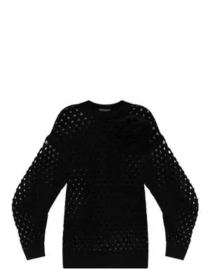 Blumarine Long-sleeved Sweater - Black