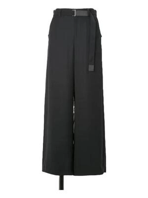 SACAI Belted Wide-leg Trousers