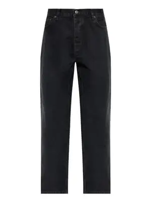 Off-White Straight Leg Jeans - Black