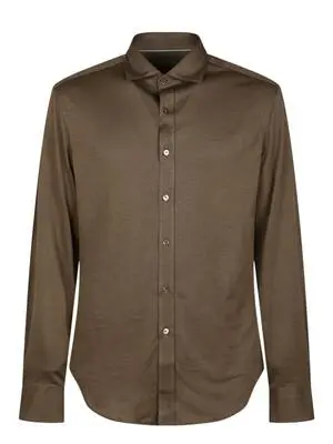 Canali Slim Fit Long Sleeve Shirt - No