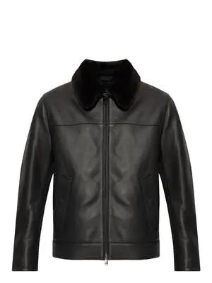Brioni Leather Jacket - Multicolor