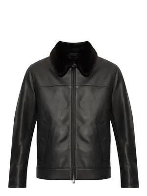 Brioni Leather Jacket - Multicolor