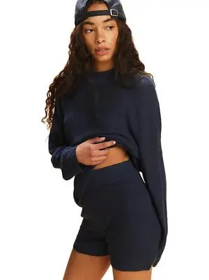 Free People Malibu Surf Solid Sweater Set - Titan
