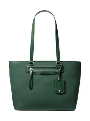 Michael Kors Jet Set Travel Medium Pebbled Leather Tote Bag In - One Size By Green