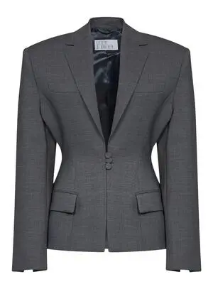 Giuseppe Di Morabito Structured Single-breasted Blazer - Grey