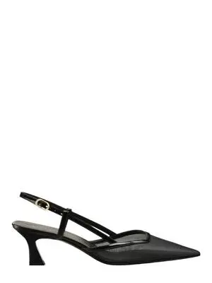 STUART WEITZMAN Vinnie 50 Slingback - Black