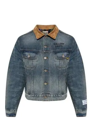 GALLERY DEPT. Cordcollar Cropped Denim Jacket