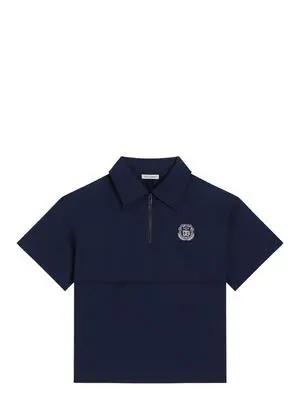DOLCE & GABBANA Logo-patch Polo Shirt
