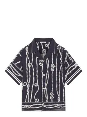 DOLCE & GABBANA Marina-print Viscose Shirt