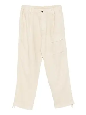 C.P. COMPANY Pocket-detail Drawstring Trousers - Cream