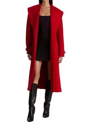 ALICE + OLIVIA Drew Shawl-collar Coat