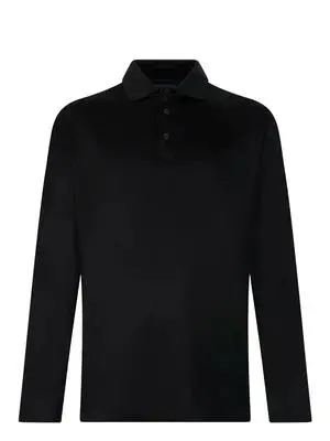 Paul & Shark Long-sleeve Polo Shirt - Black