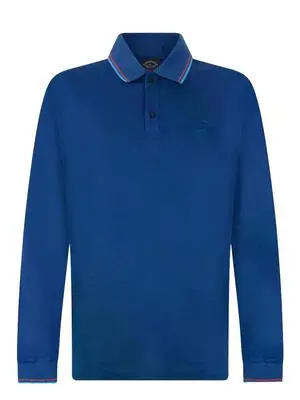 Paul & Shark Long-sleeve Polo Shirt - Blue