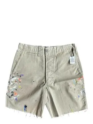 GALLERY DEPT. Workshop Paint-splatter Shorts - Neutrals