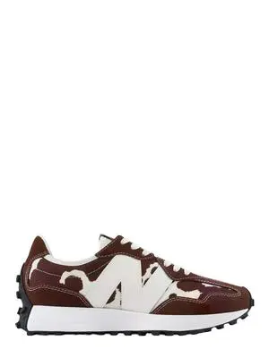 NEW BALANCE 327 Cow-print Sneakers Brown