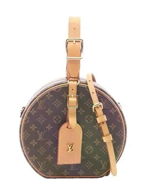 LOUIS VUITTON 2018 Monogram Petite Boite Chapeau Satchel - Brown