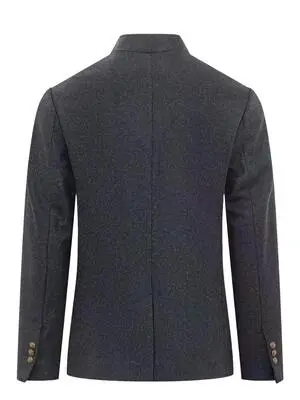 SCHNEIDERS Otto High-neck Coat Blue