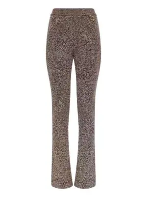 Sportmax Velo Ribbed-knit Trousers - Brown