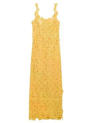Simkhai Marenna Sequin-embroidered Slim-fit Maxi Dress - Yellow