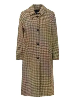 SCHNEIDERS Lena Houndstooth Coat - Brown