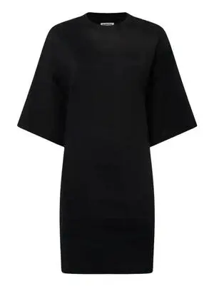 LA PISCINE Crew-neck T-shirt Midi Dress
