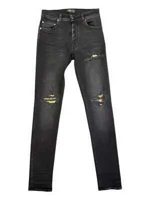 Amiri Distressed-effect Jeans - Black