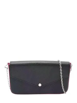 LOUIS VUITTON 2017 Epi Pochette Felicie Crossbody Bag - Black