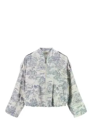 8PM Lahore Toile De Jouy Bomber Jacket