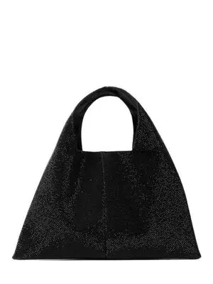 TWENTY FOURHAITCH Crawford Strass-embellished Shoulder Bag - Black