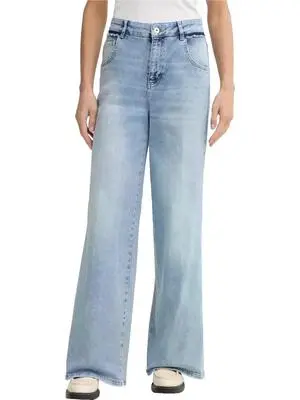 MARC AUREL Faded-wash Wide-leg Jeans