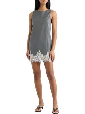 Line & Dot Wilfrend Minidress - Grey