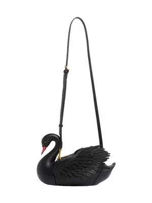 Jw Pei Swan Shaped Crossbody Bag - Black