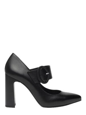 NEROGIARDINI Pointed Toe Mary Jane Pump - Black