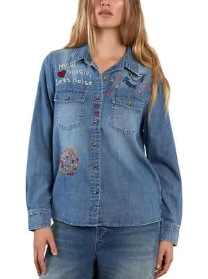 BILLY T More Music Less Noise Shirt At Nordstrom Denim