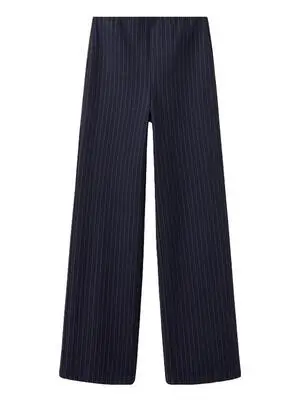 MANGO Pinstripe Straight Leg Pants