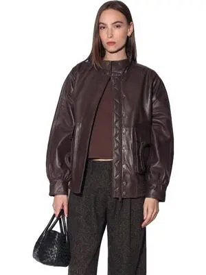 Walter Baker Hadlee Jacket Leather Brown