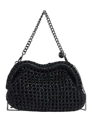 OLGA BERG Taylor Crochet Clutch - Black
