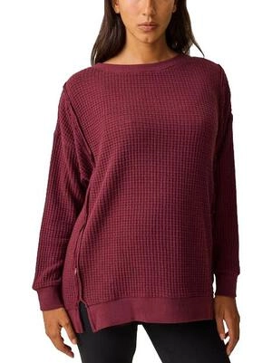 KINDRED BRAVELY Joelle Thermal Nursing Top - Garnet