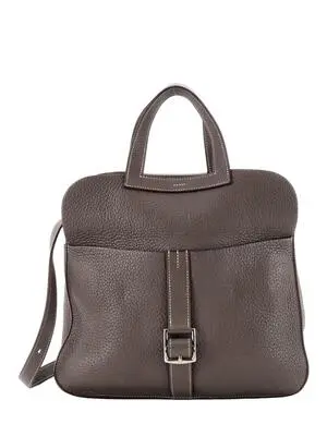 Hermès Halzan Bag Clemence 31 - Grey
