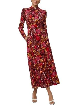 RACHEL RACHEL ROY Harland Long Sleeve Halter Maxi Dress