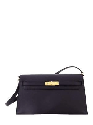 Hermès Kelly Elan Shoulder Bag Epsom - Black