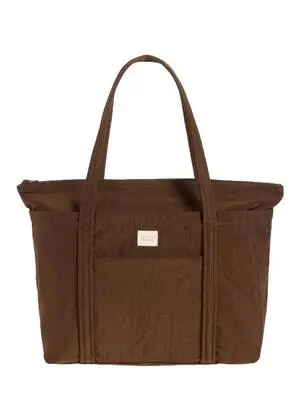 LOEFFLER RANDALL Mira Water Resistant Tote - Chocolate