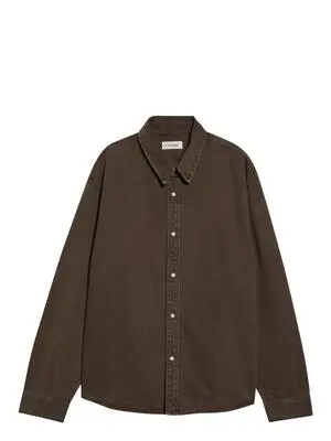 FRAME Cotton Overshirt - Brownstone