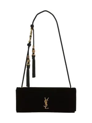 Saint Laurent Kate Clutch On Chain - Black