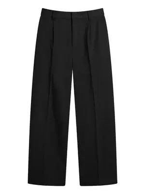DANIEL SIMMONS Essential Pleated Trousers - Black