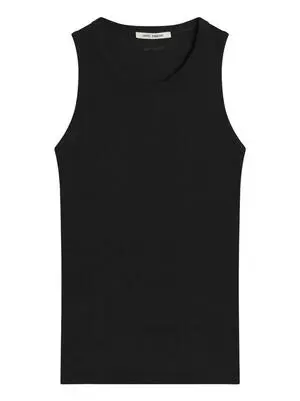 DANIEL SIMMONS Ribbed Vest - Black