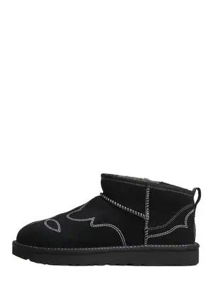 UGG Classic Ultra Mini Western Boot Black