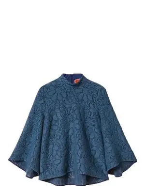 LA DOUBLEJ Floral-pattern Lace Blouse