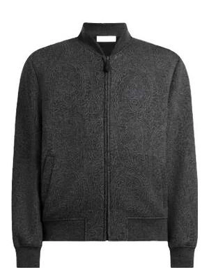 Etro Logo Embroidered Zipped Bomber Jacket - No