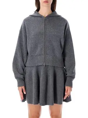LISA YANG Lisa Yang Cashmere Hooded Zip-Front Cardigan